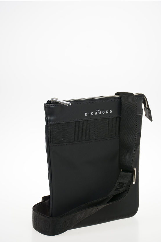 JOHN RICHMOND men Bussiness Bags Fabric JANO Shoulder Bag Black | eBay
