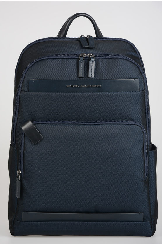 KLOUT Fabric Backpack iPad®Air-iPad Pro 9.7/iPad 11" Blue Piquadro ...